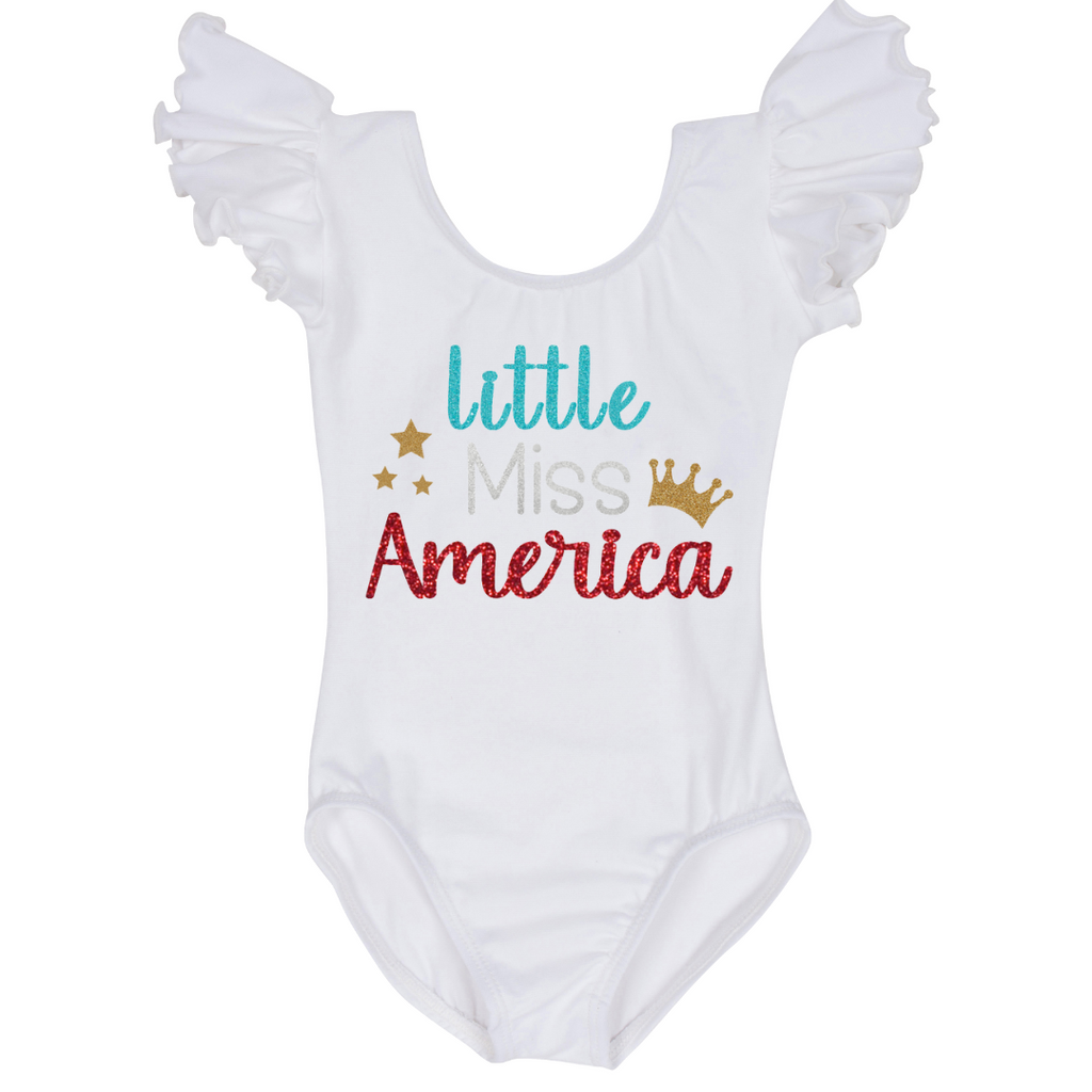 Little Miss America Leotard! Fireworks, Dance bodysuit for Girls ...