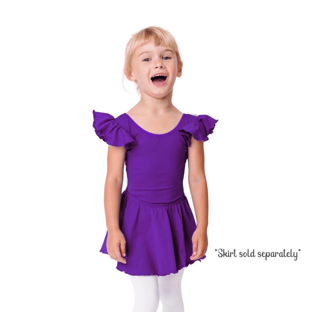 Girls Ruffle Sleeve Leotards | Shop 23+ Styles of Dance Leotards with ...