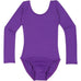 Long Sleeve Purple Dance Leotard | Order a Long Sleeve Dark Purple ...